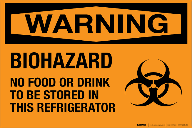 Food Storage Signs | Creative Safety Supply