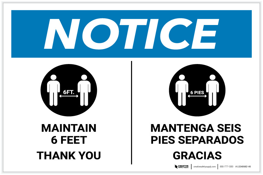 Notice Labels | Creative Safety Supply