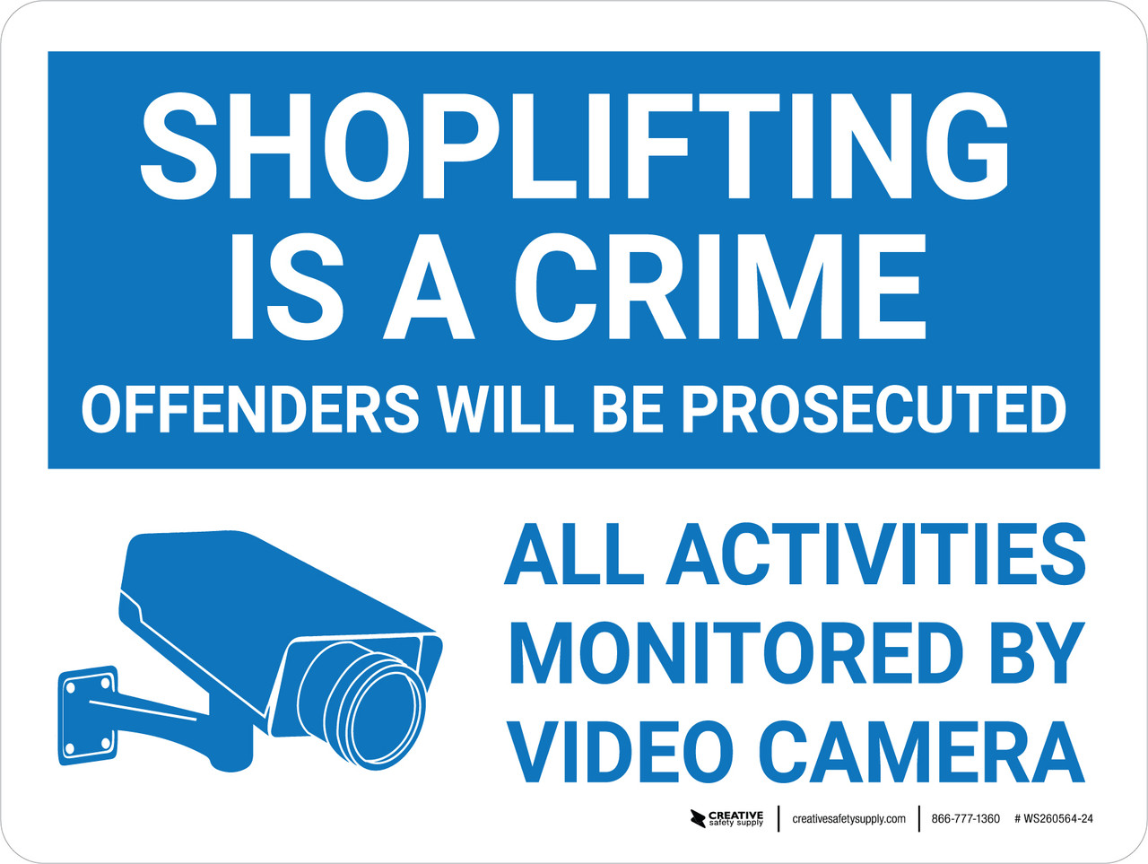 Shoplifting Signs | Creative Safety Supply