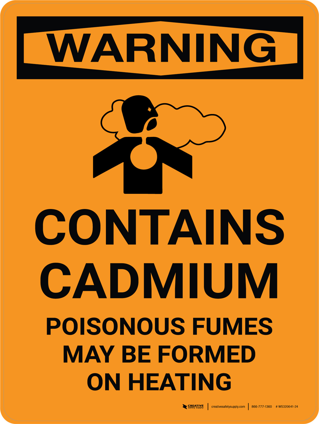Warning: Contains Cadmium - Poisonous Fumes May Be Formed On Heating ...