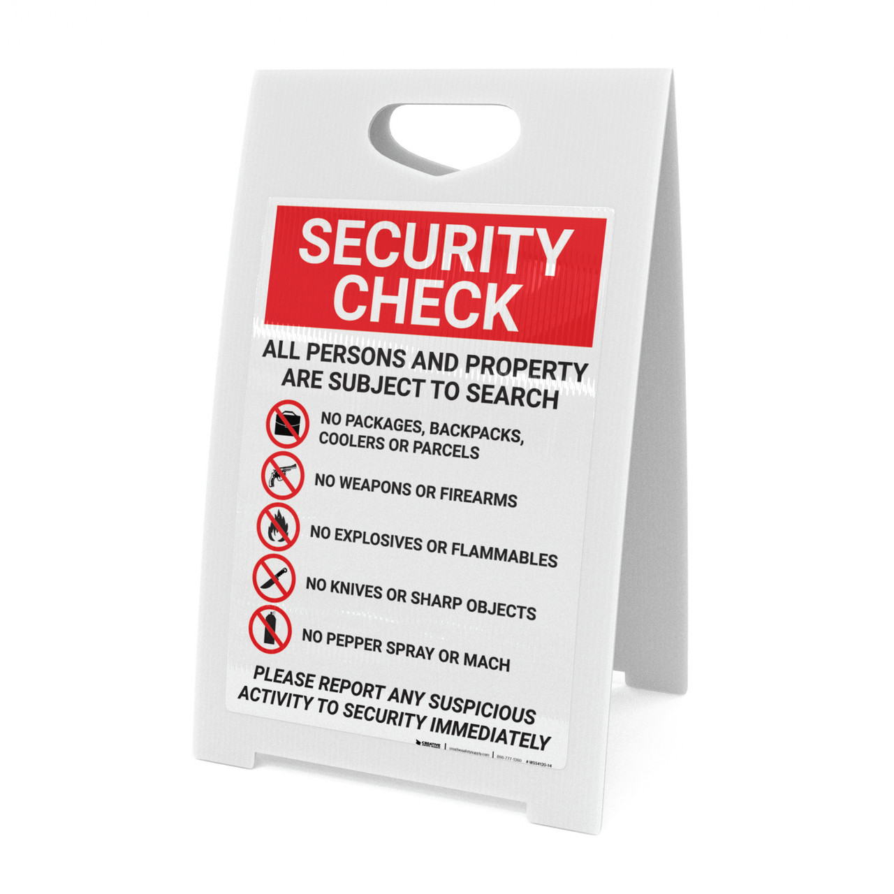 Security Check: All Persons and Propery Are Subject To Search ...