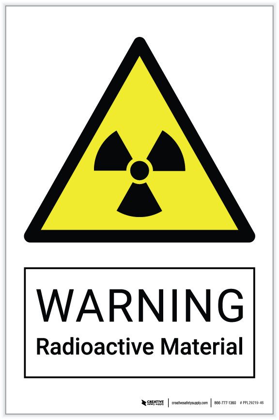 Radioactive Labels | Creative Safety Supply