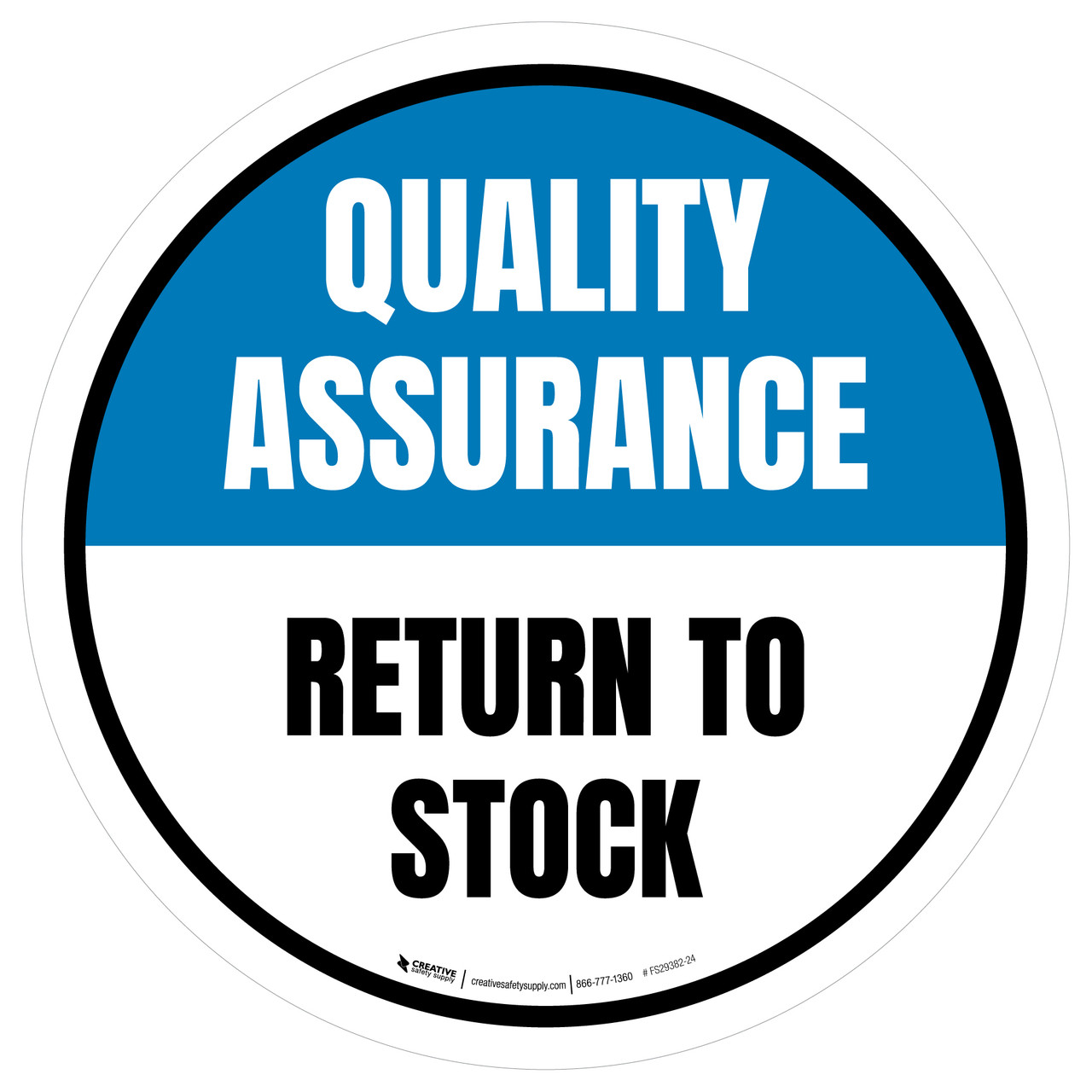 Inventory Signs | Creative Safety Supply