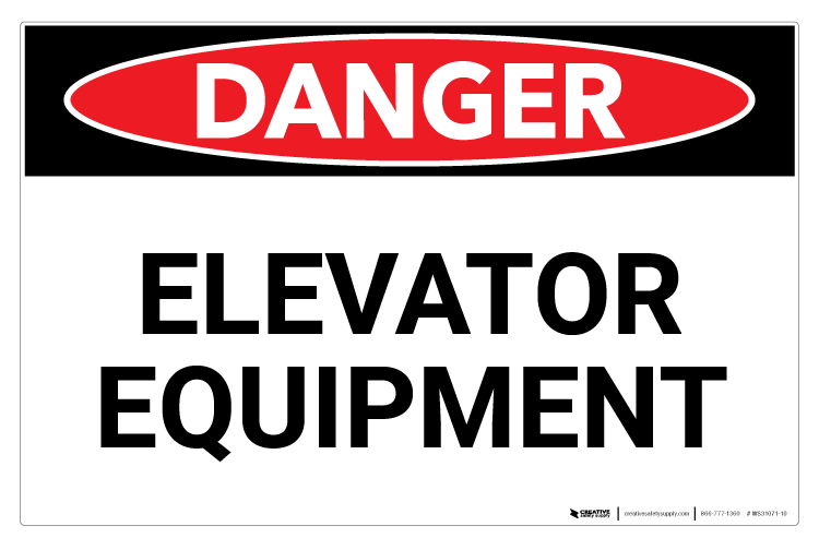 Elevator Signs | Creative Safety Supply