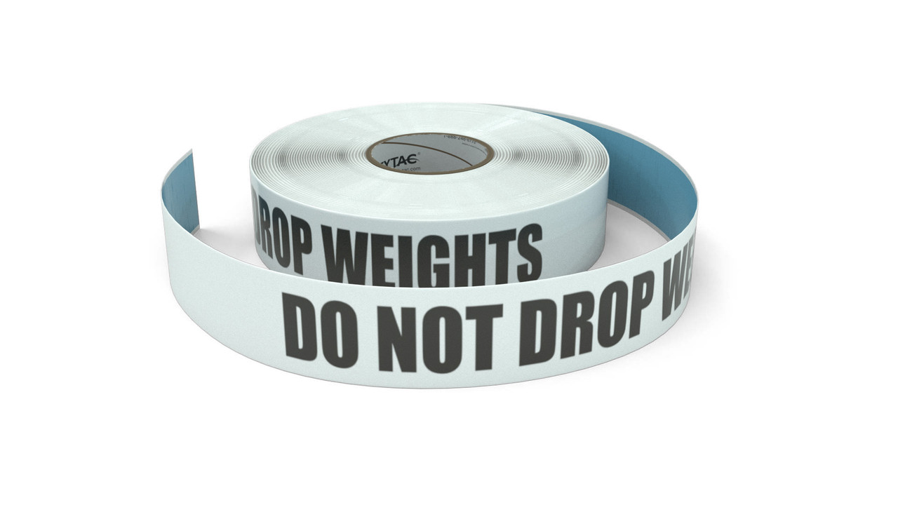 Do Not Drop Weights - Inline Printed Floor Marking Tape | Creative ...