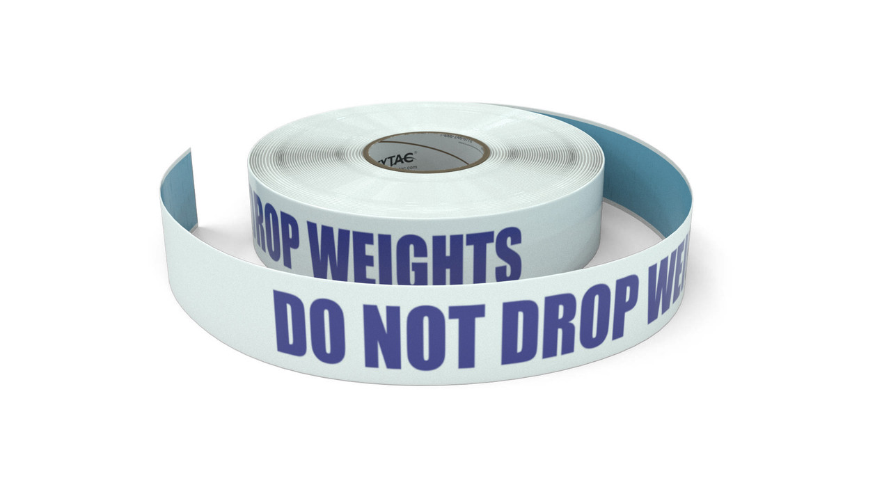 Do Not Drop Weights - Inline Printed Floor Marking Tape | Creative ...