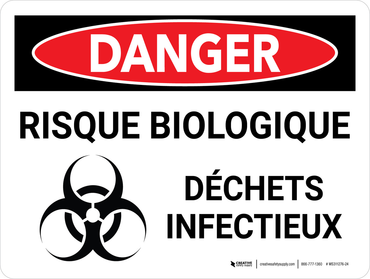 Danger: Risque Biologique Des Déchets Infectieux (Danger: Biohazard ...