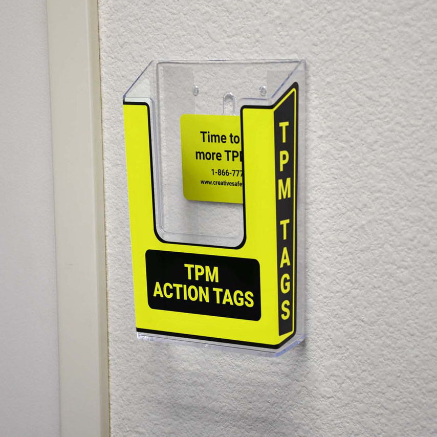 TPM Action Tags - Tag Holder | Creative Safety Supply