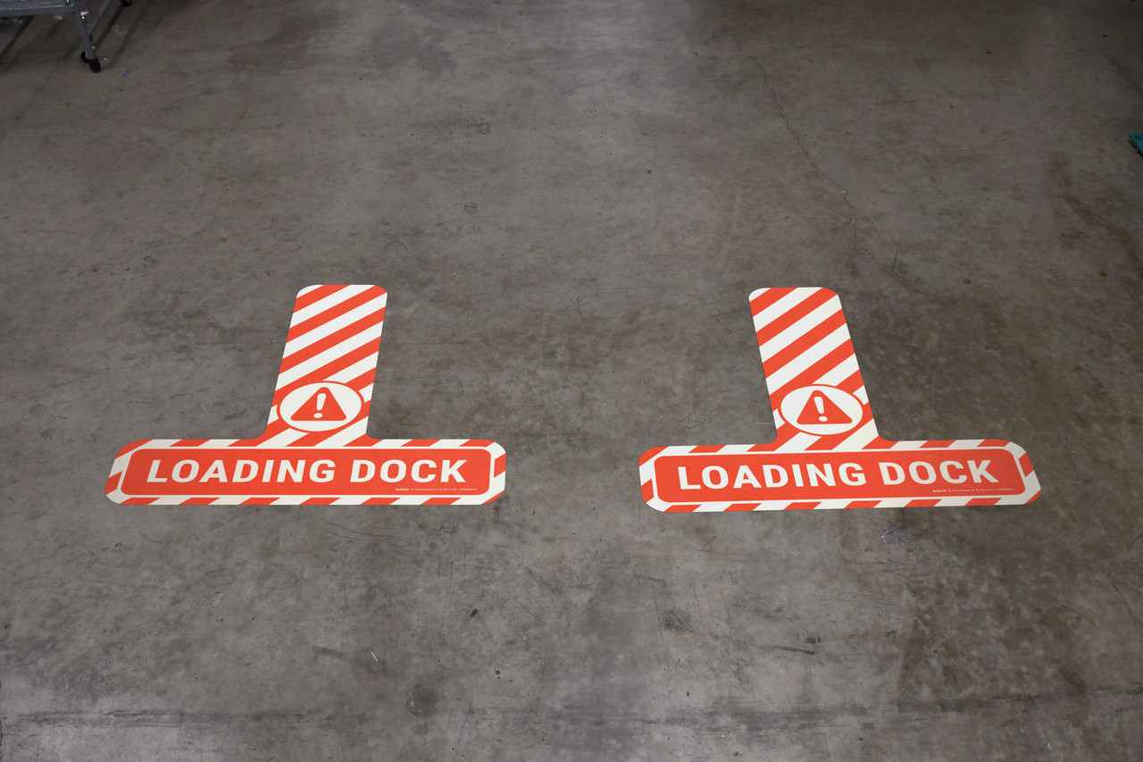 Loading Dock - Floor Sign T's