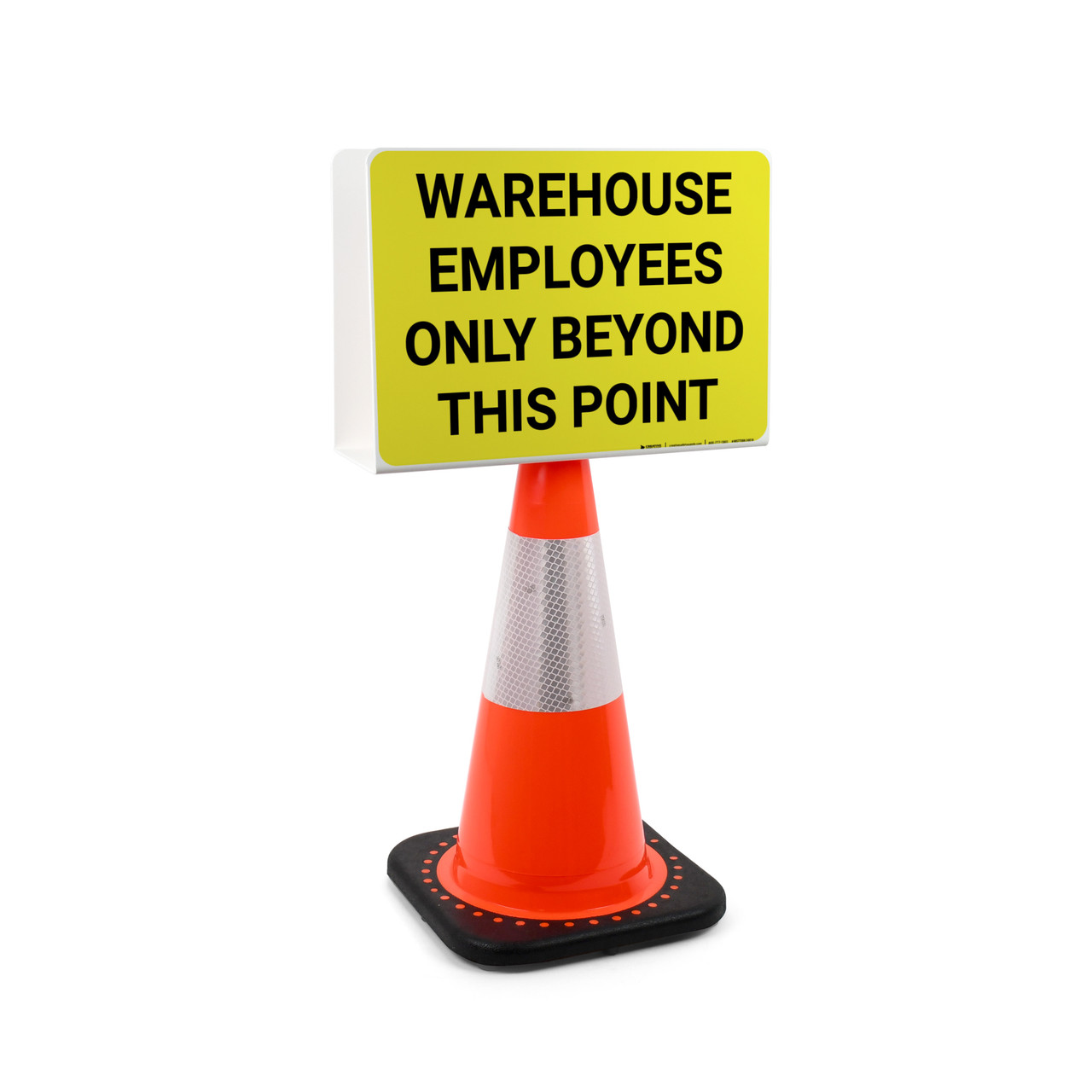 Warehouse Employees Only Beyond This Point Landscape - Double-Sided ...