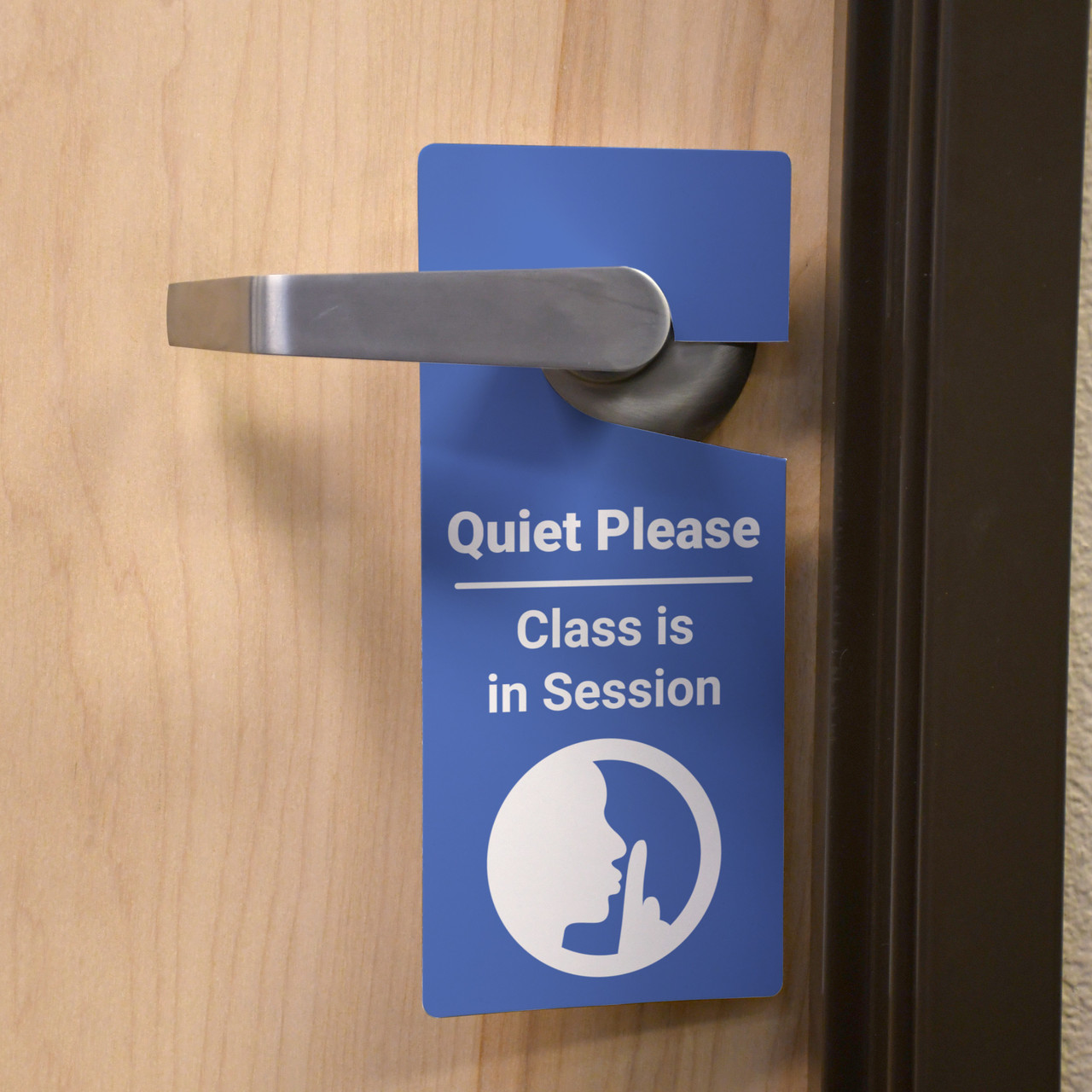 Quiet Please: Class is in Session with Icon - Door Hanger | Creative ...