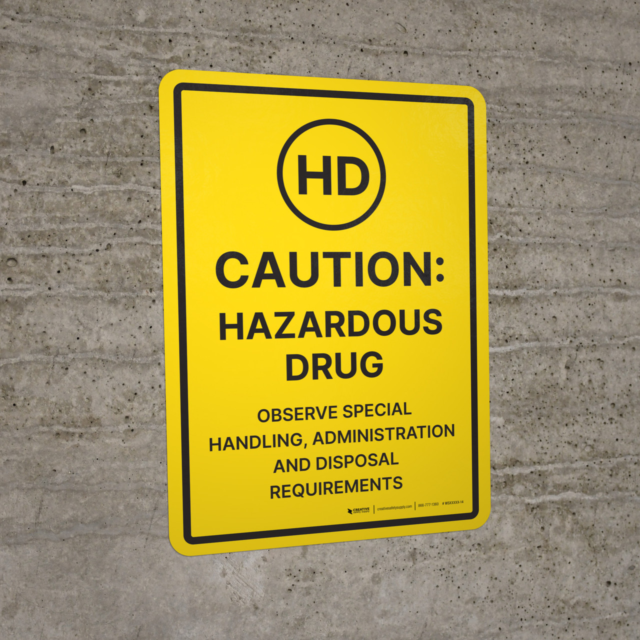 Caution: Hazardous Drug Observe Special Handling Administration And ...