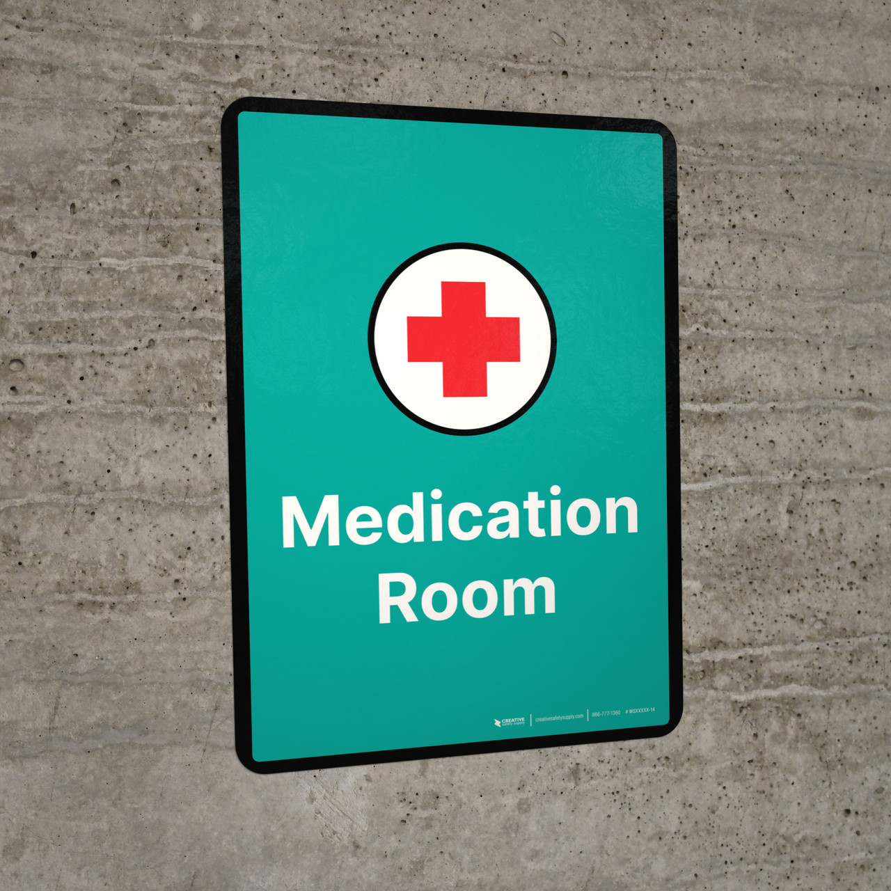 Medication Room Portrait - Wall Sign | Creative Safety Supply