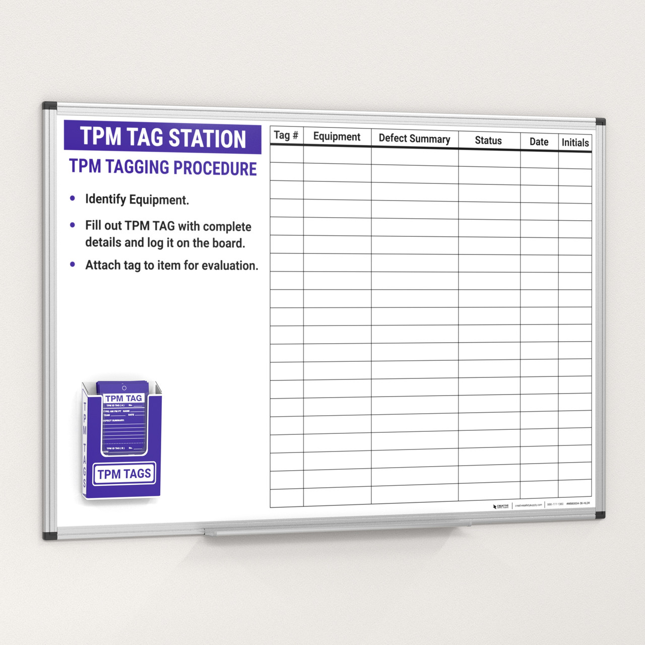 TPM Tags - 36X24 Tag Station