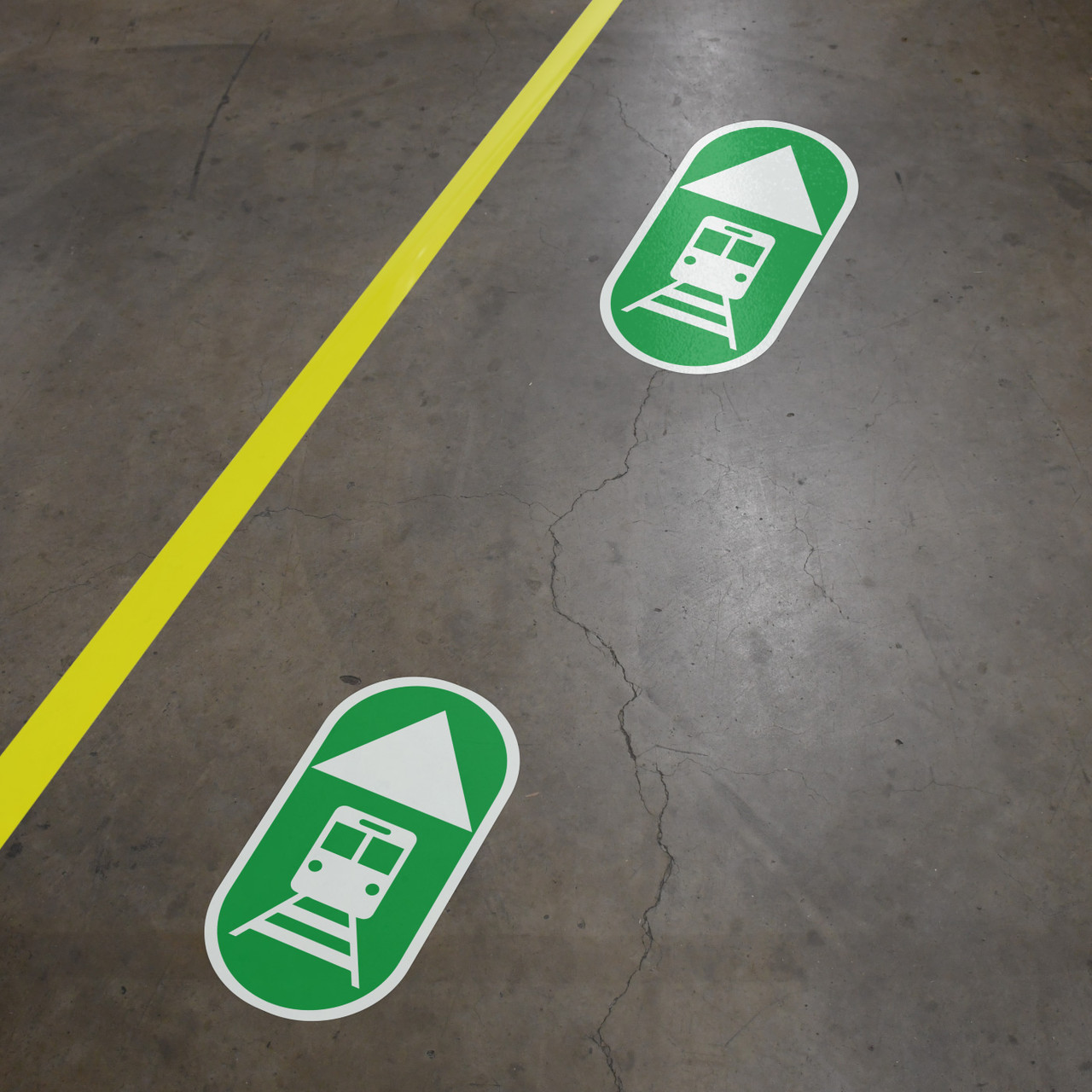 Train - Wayfinding Floor Sign Icon