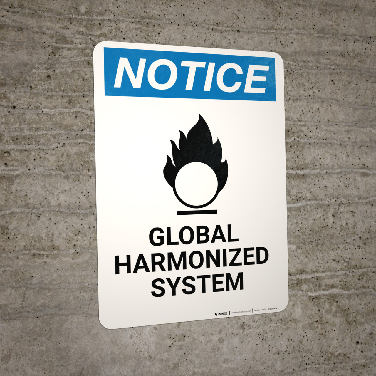 Notice: Global Harmonized System - Wall Sign