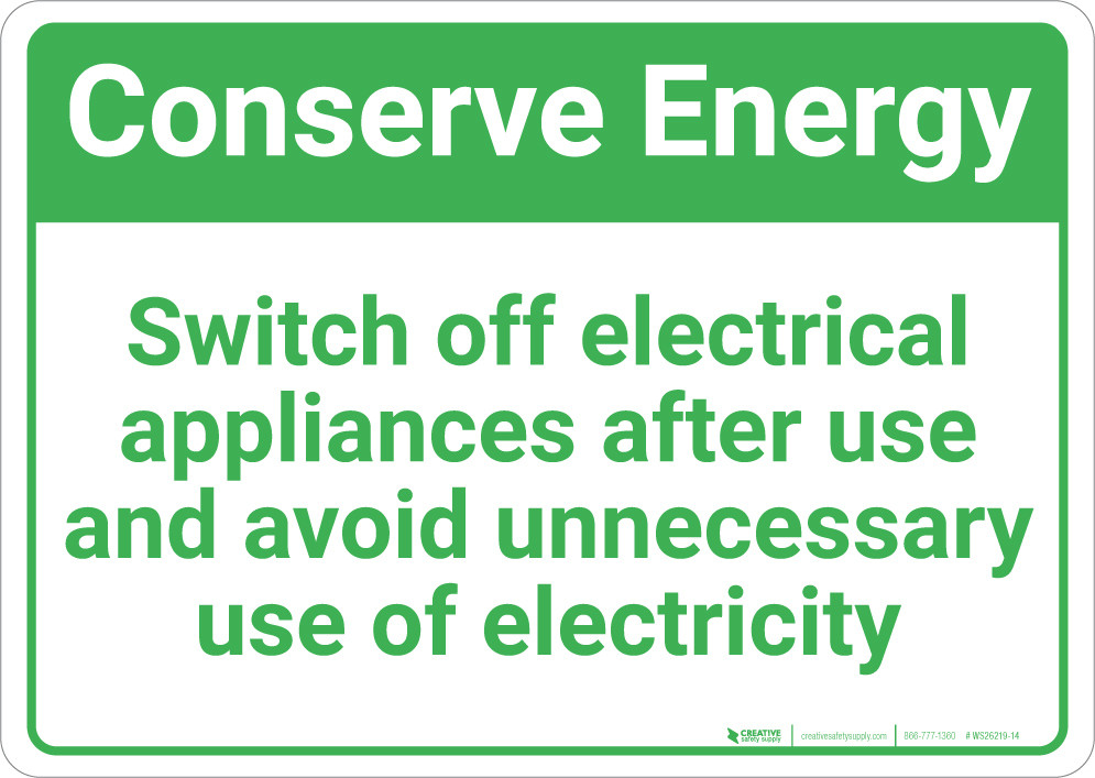Electricity Signal Switch Off