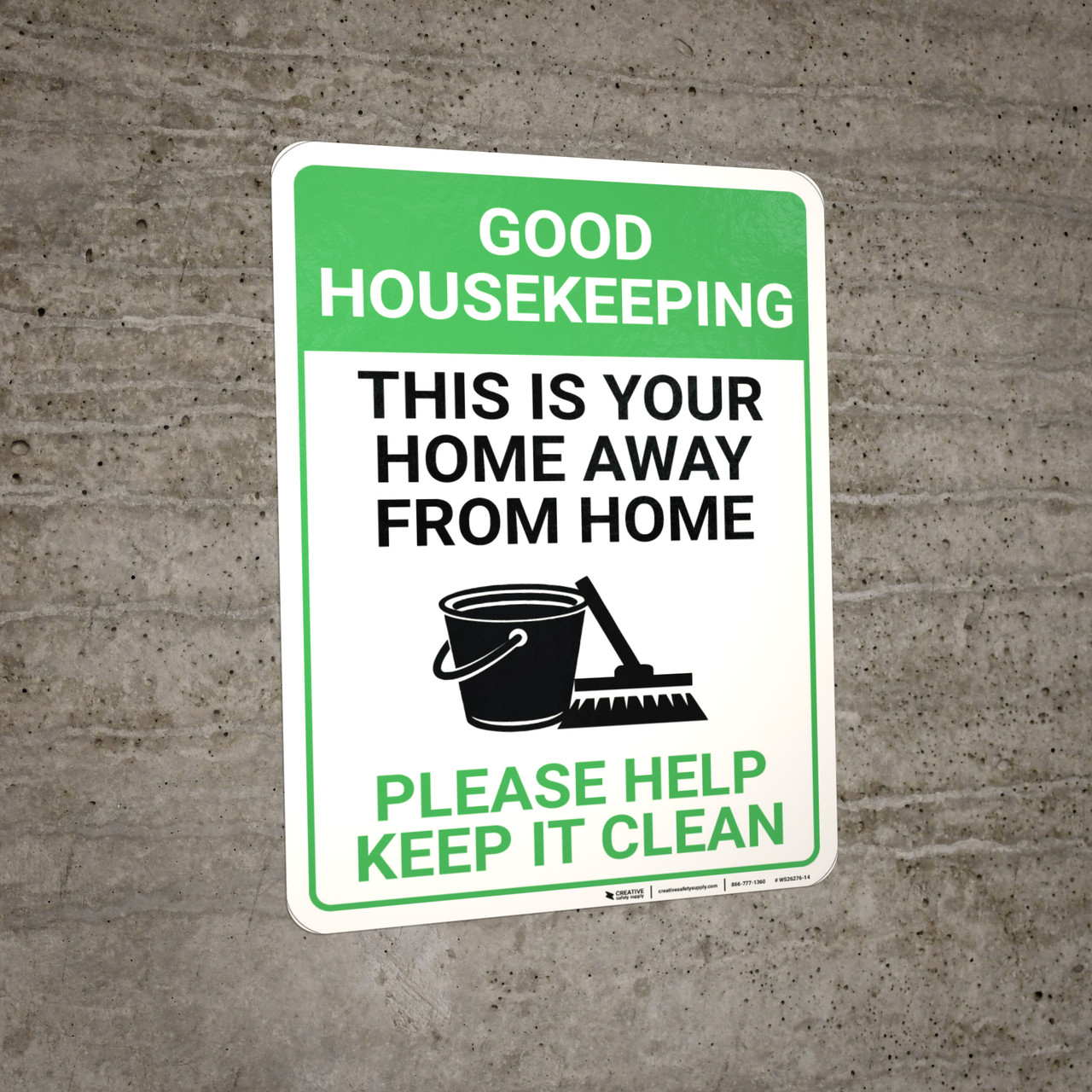 Good Housekeeping Please Help Keep It Clean with Icon Portrait - Wall ...
