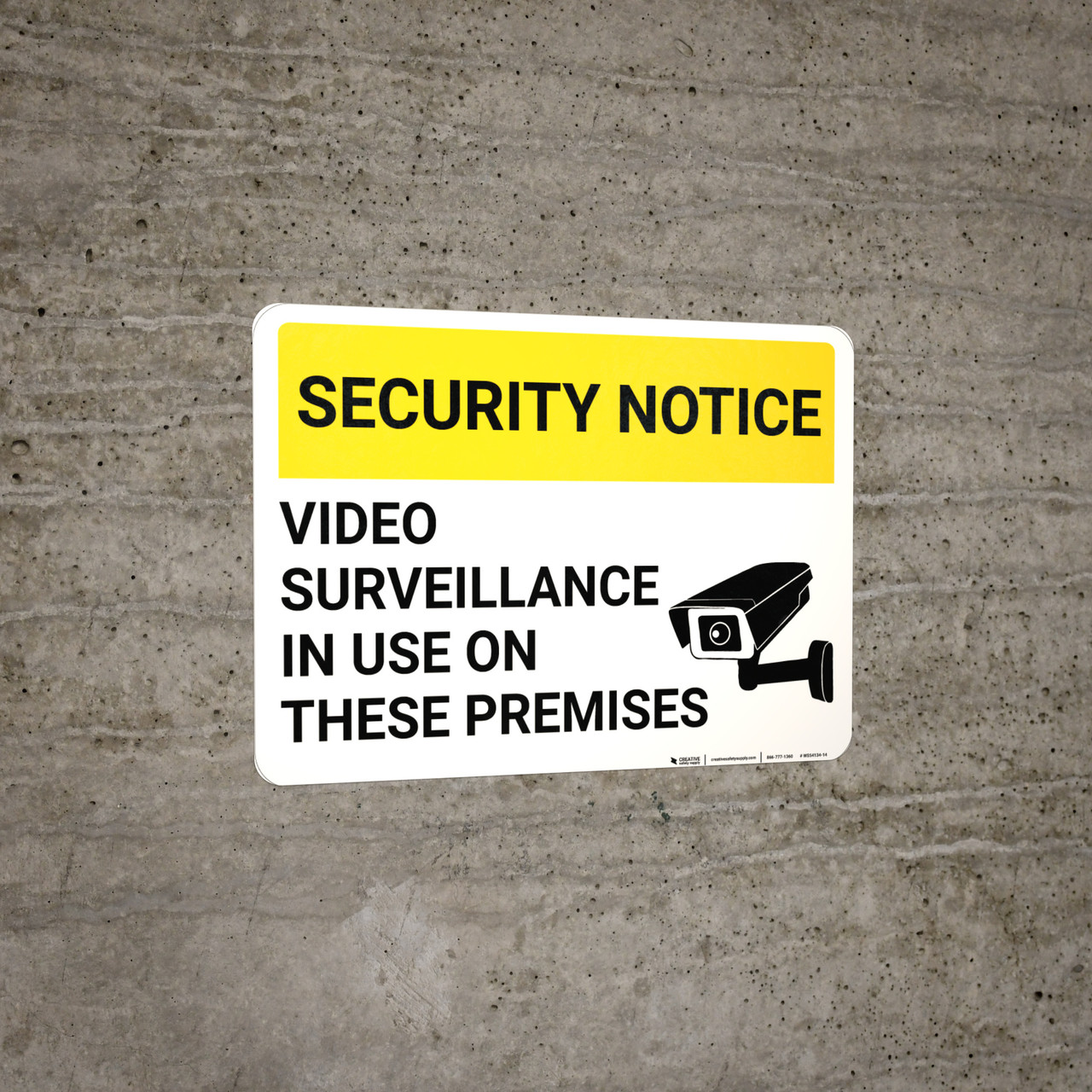 Security Notice: Video Surveillance In Use On These Premises Video ...