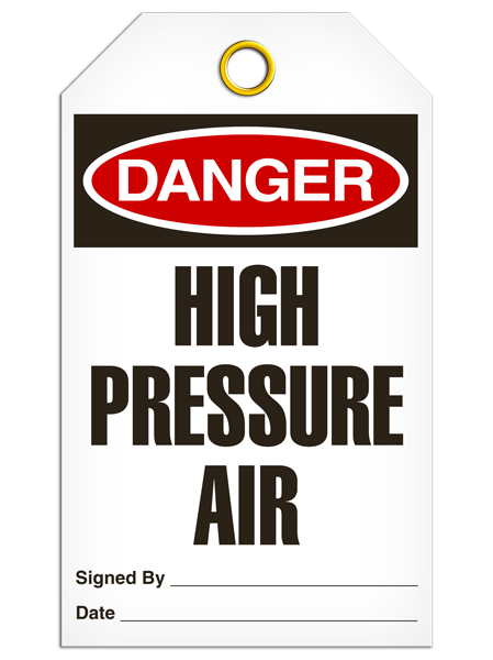 Danger High Pressure Tags | Creative Safety Supply