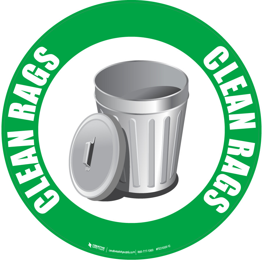 Clean Rags Floor Sign