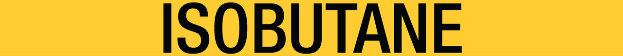 Isobutane Pipe Label