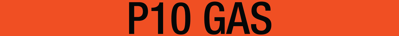 P10 Gas Pipe Label