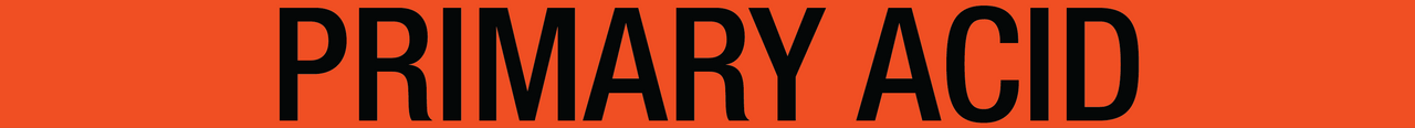 Primary Acid Pipe Label | Creative Safety Supply