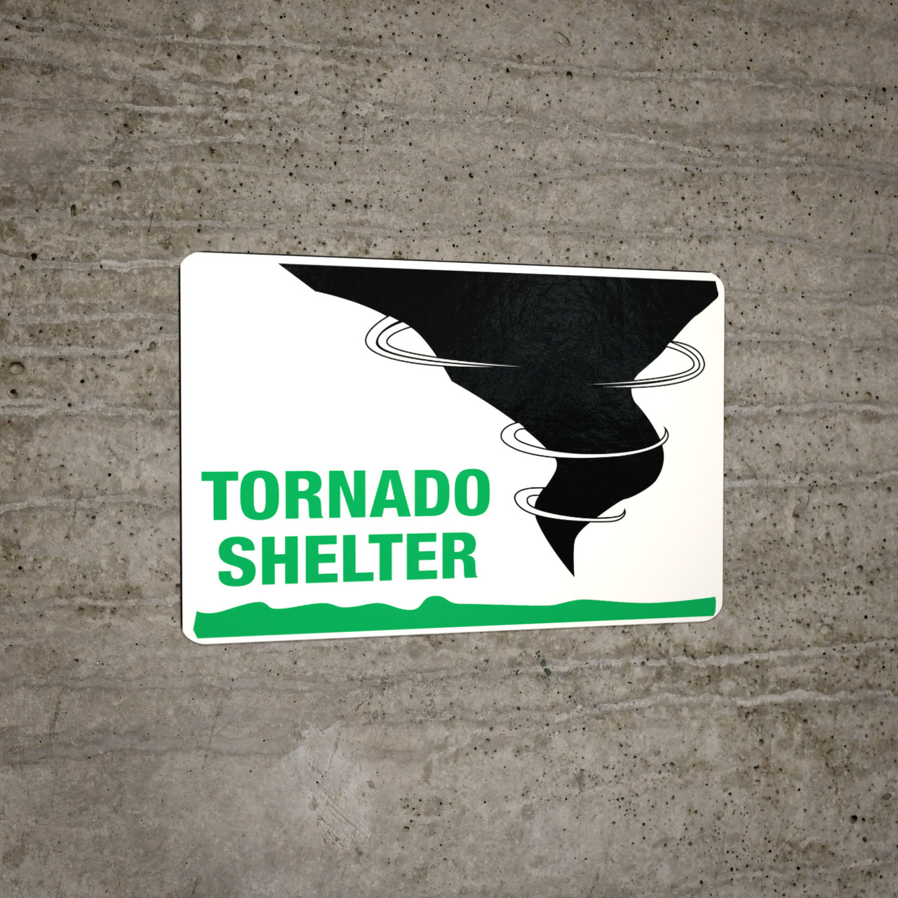Tornado Shelter Signs