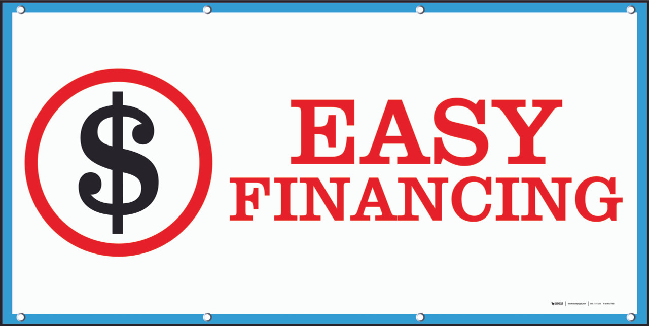 Easy Financing Banner | Creative Safety Supply