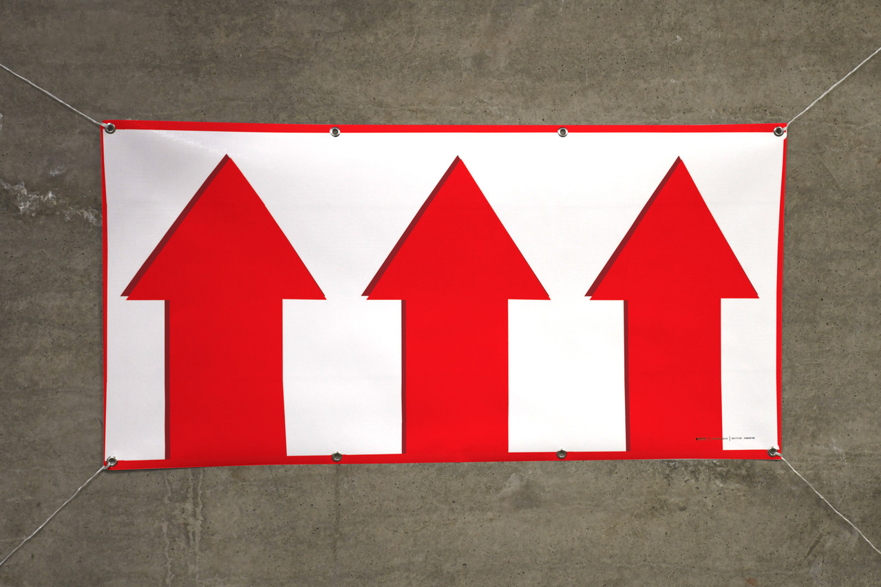 Giant Up Arrow Banner | Creative Safety Supply