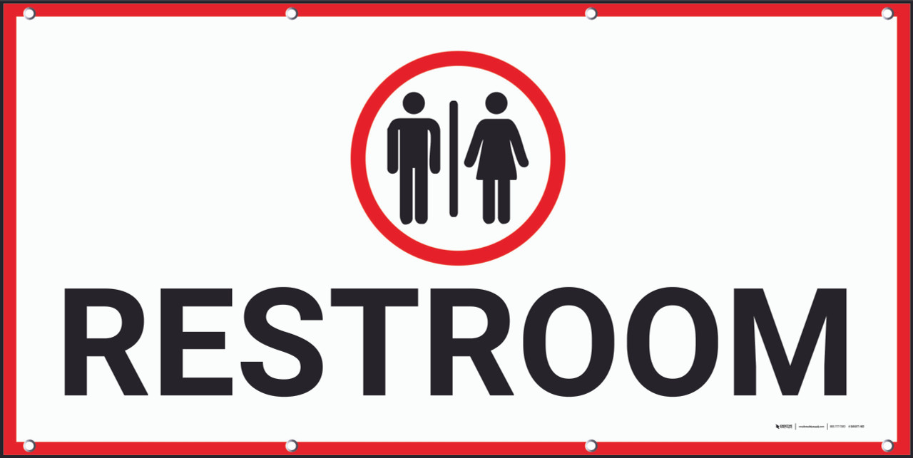 Restroom Banner