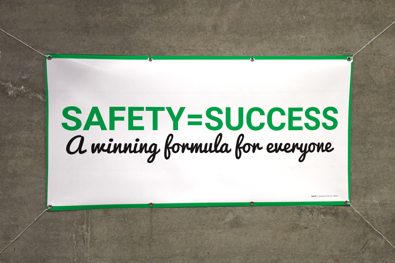 Safety Success Winning Form Banner
