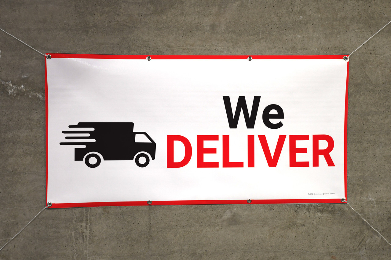 We Deliver Banner | Creative Safety Supply