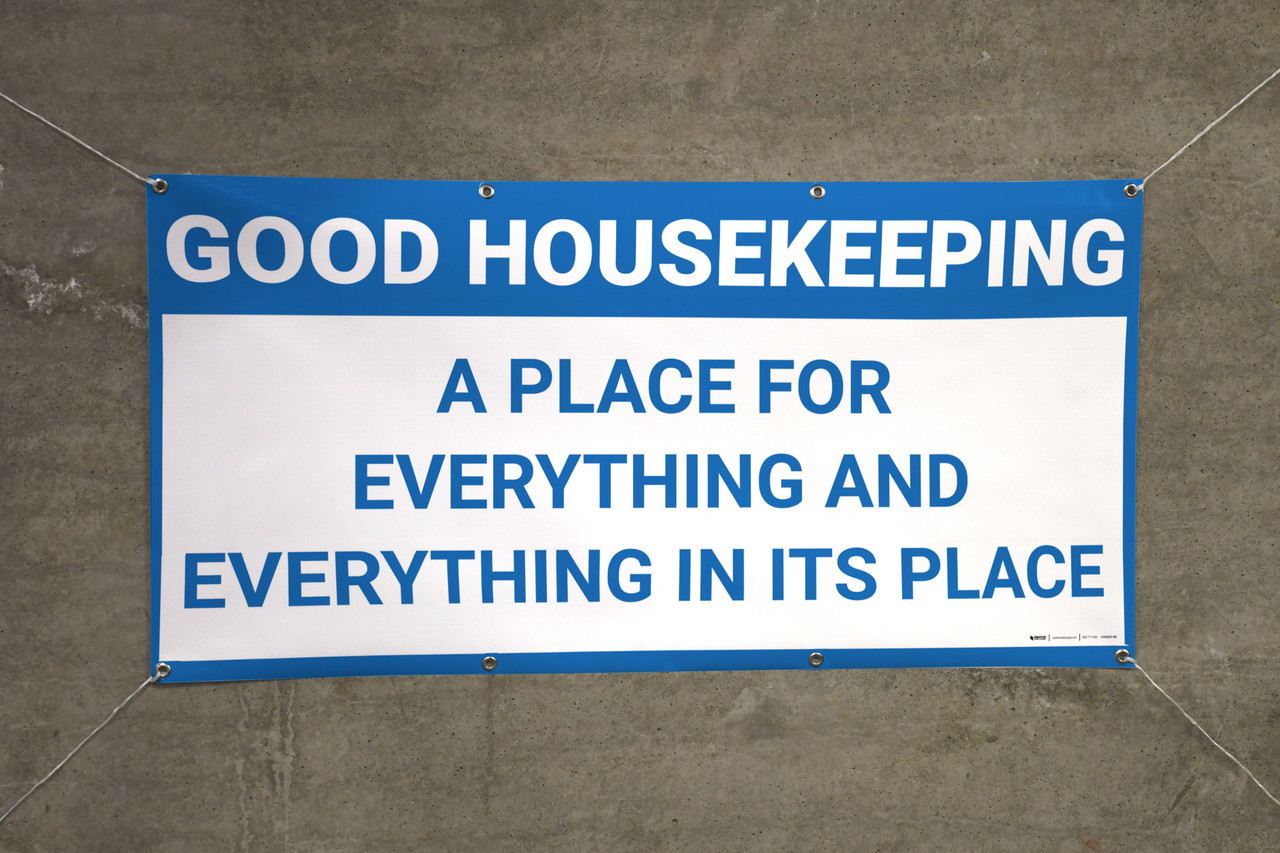Good Housekeeping A Place For Everything Banner | Creative Safety Supply