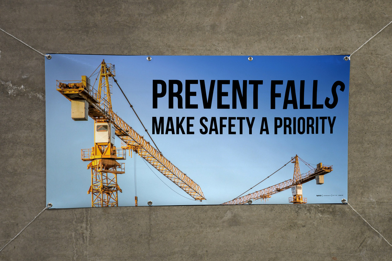 Prevent Falls Make Safety A Priority Image Background Banner | Creative ...