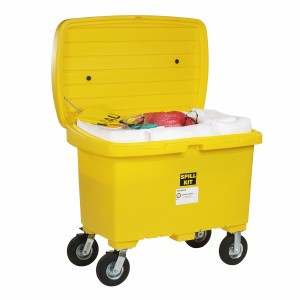 SpillTech Oil-Only Spill Cart Kit with 8in Wheels | Creative Safety Supply