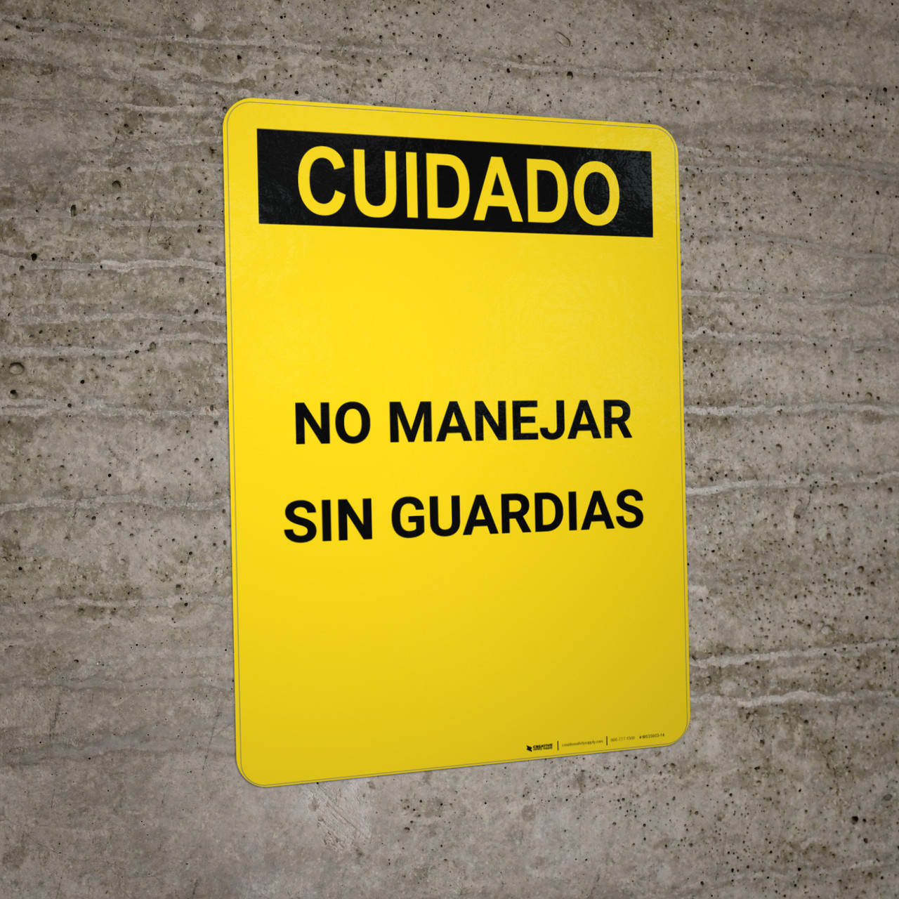 Caution: Do Not Play on or Around - Portrait Wall Sign | Creative ...