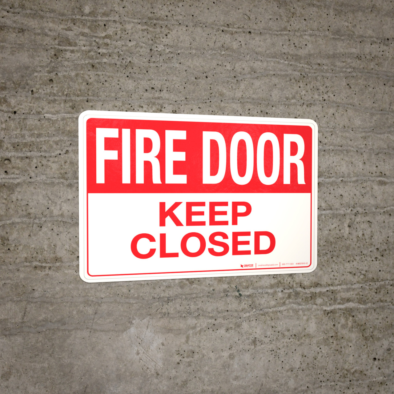 Fire Door Wall Sign