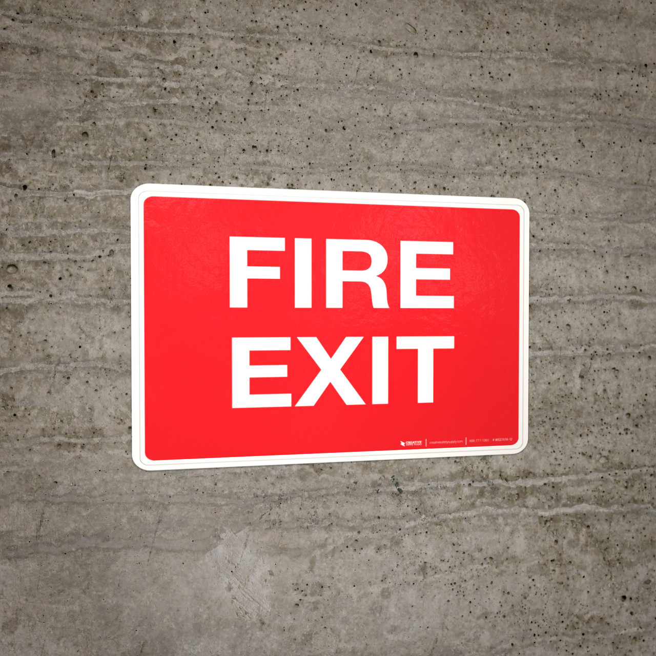 Fire Exit - Wall Sign | Creative Safety Supply