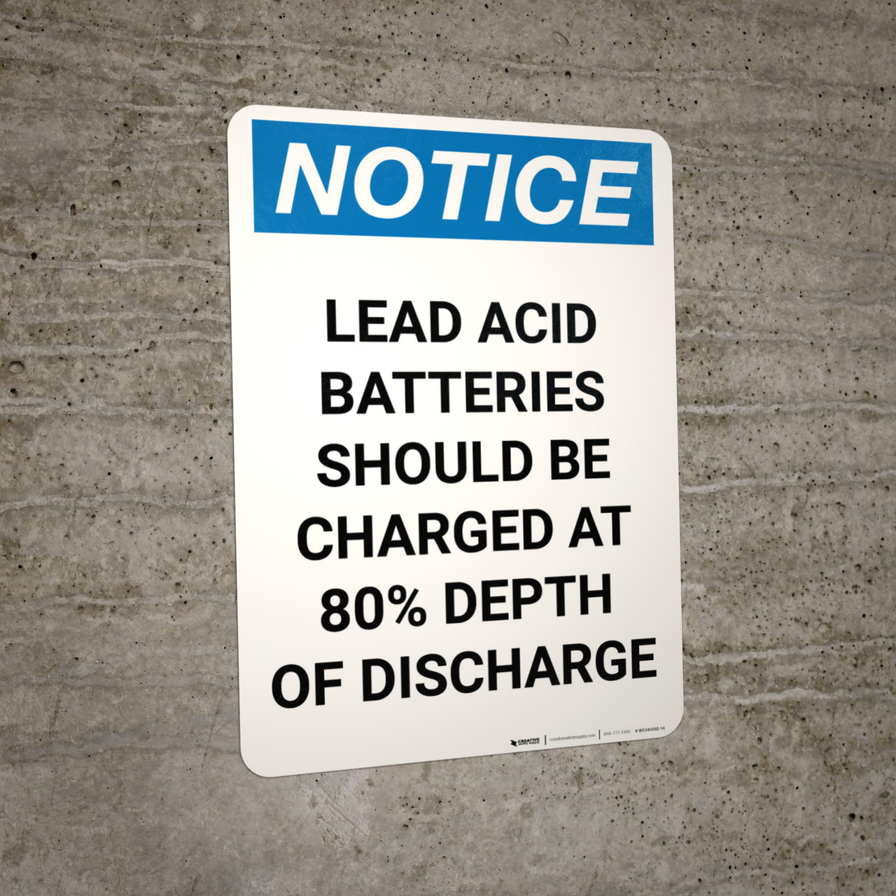 Notice: Limited Access Area Authorized Personnel Only - Portrait Wall Sign
