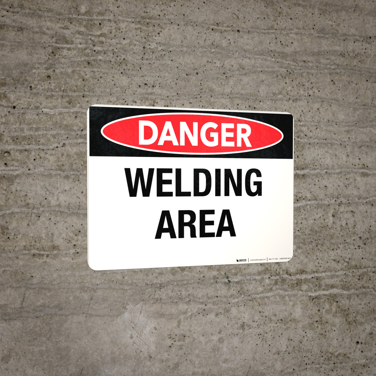 Danger: Welding Area - Wall Sign