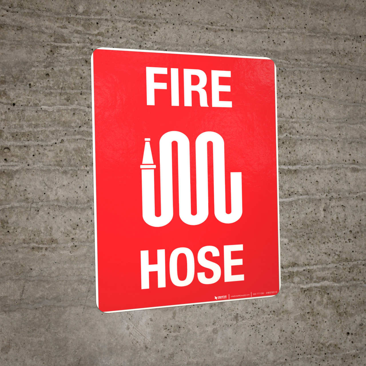 Fire Hose - Wall Sign