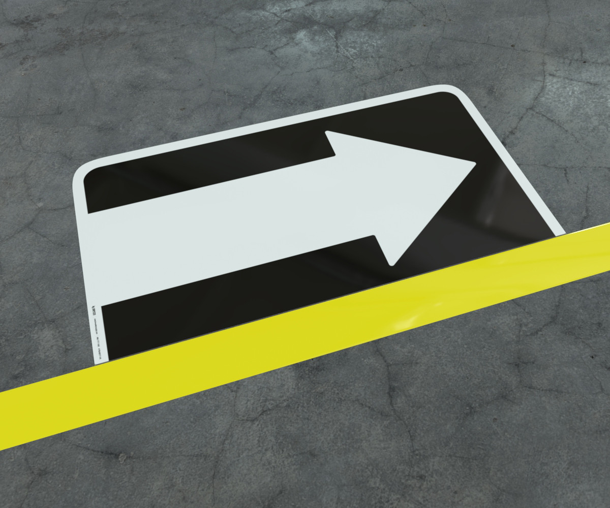 Arrow Straight - Floor Marking Sign | Creative Safety Supply