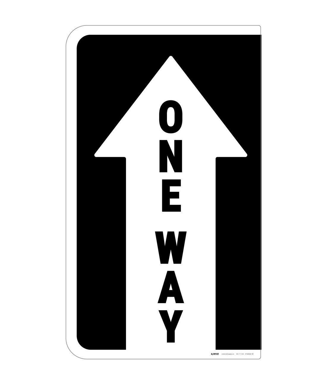 One Way Arrow - Floor Marking Sign