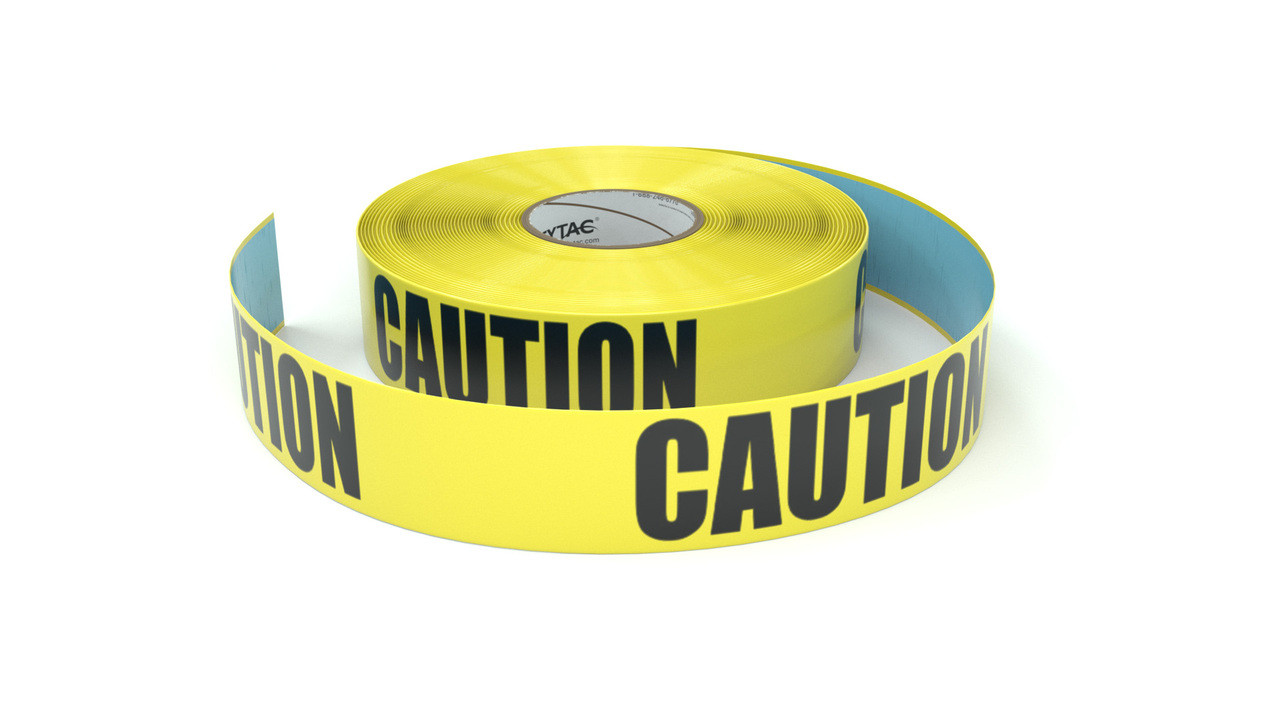 Caution Inline Printed Floor Marking Tape