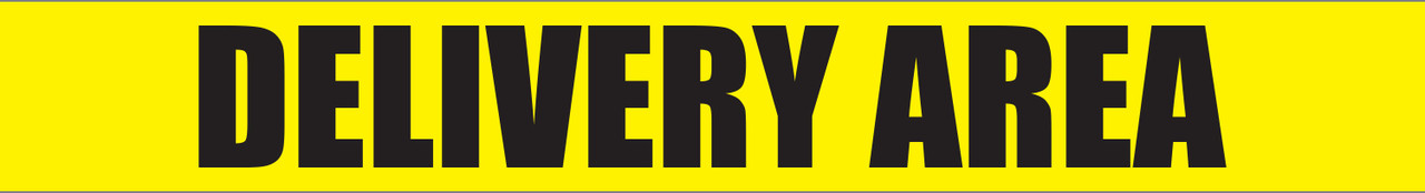 Delivery Area - Inline Printed Floor Marking Tape | Creative Safety Supply