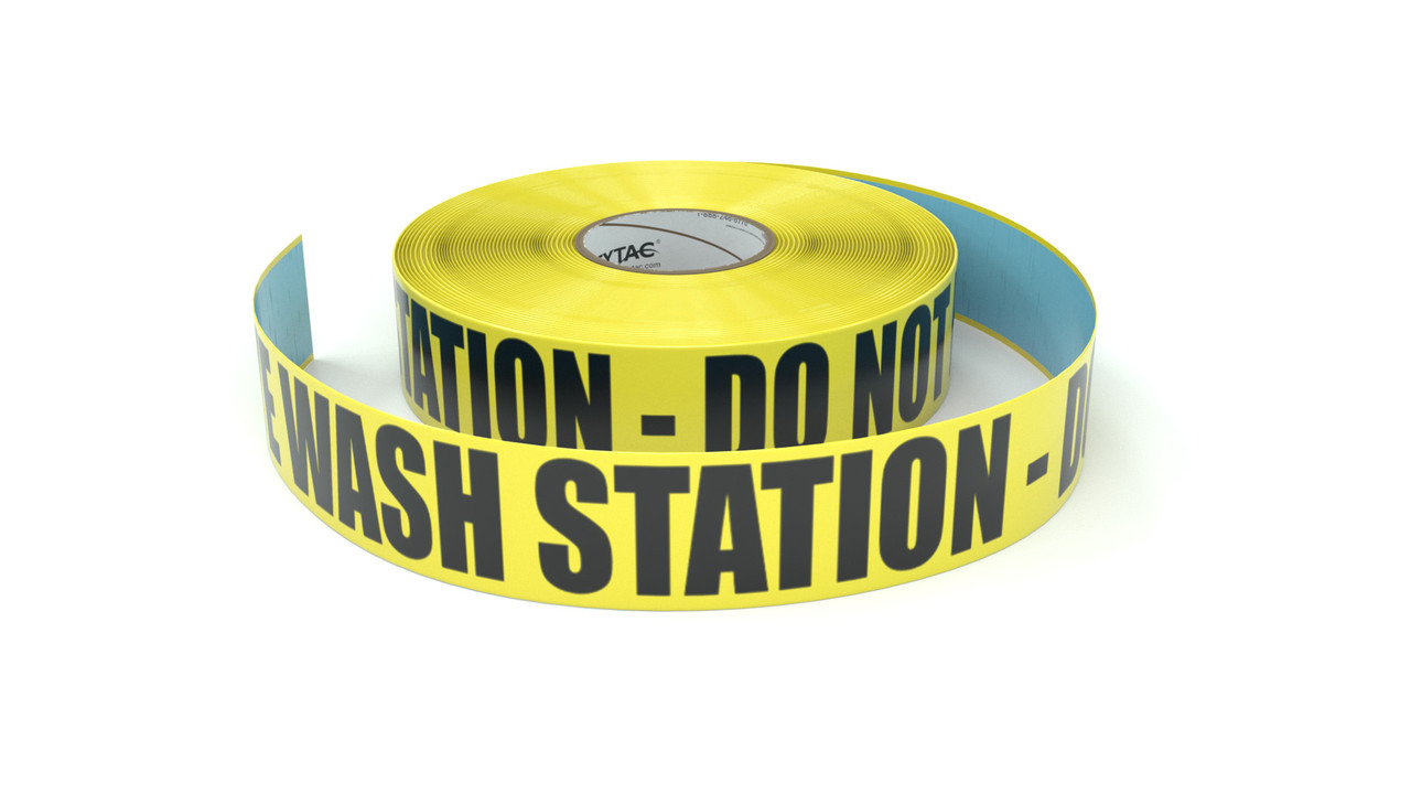 Eye Wash Station - Do not block - Inline Printed Floor Marking Tape ...