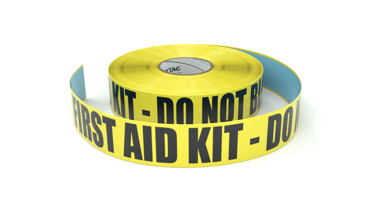 First Aid Kit Do Not Block Inline Printed Floor Marking Tape