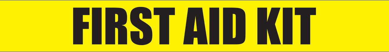 First Aid Kit Inline Printed Floor Marking Tape